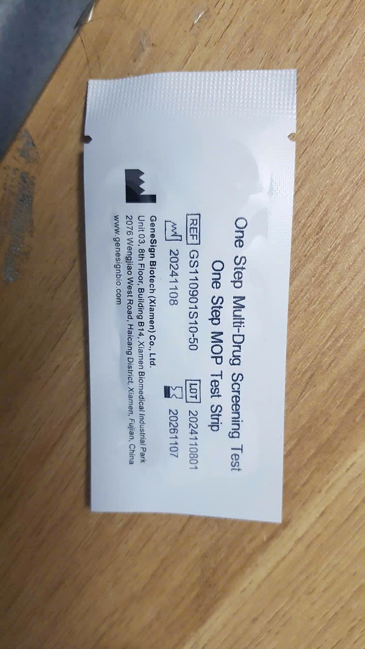 Test nhanh One Step MOP Test Strip, GeneSign Biotech TQ (Hộp=50 test)