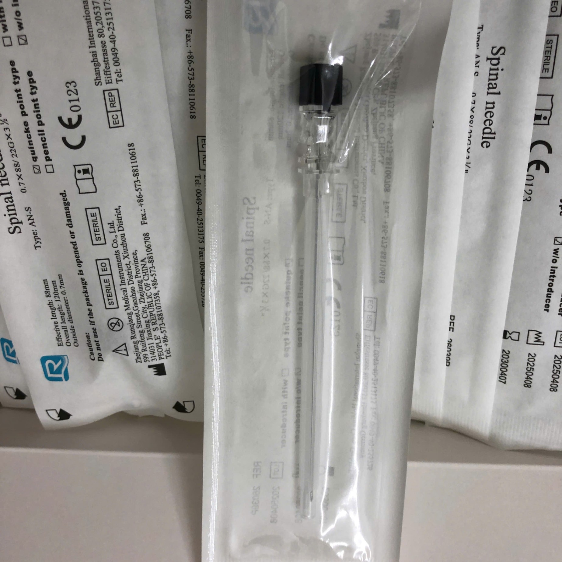Kim chọc dò tuỷ sống dùng 1 lần, Zhejiang Runqiang Medical Instruments ...