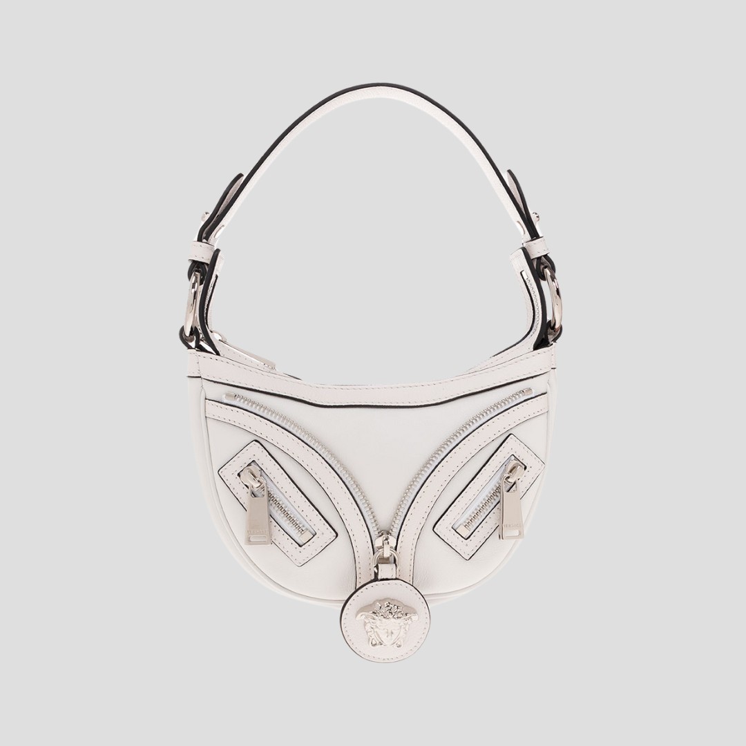 Túi Versace Repeat Mini White Leather - 1009819 1A05878 1W00P