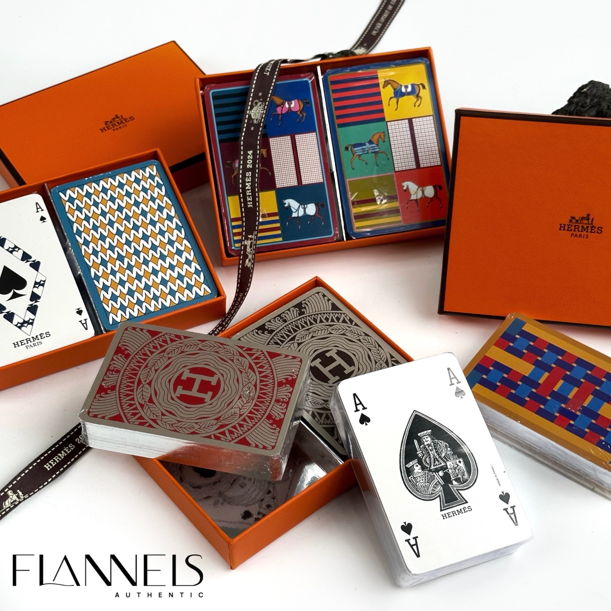 Bridge Playing Cards Hermes - H400194M 01