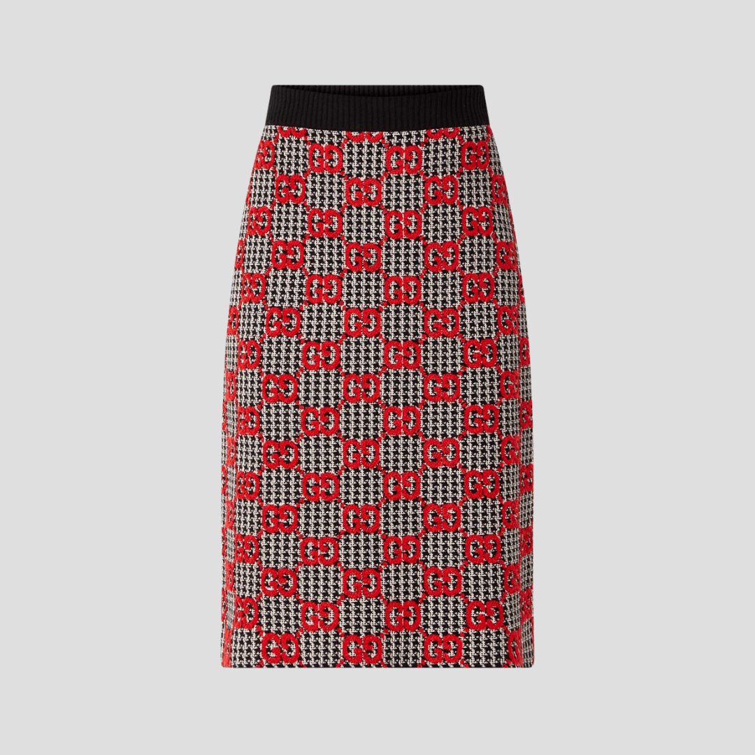 Chân Váy Gucci With GG Monogram Logo - 731011XKCM8 1040