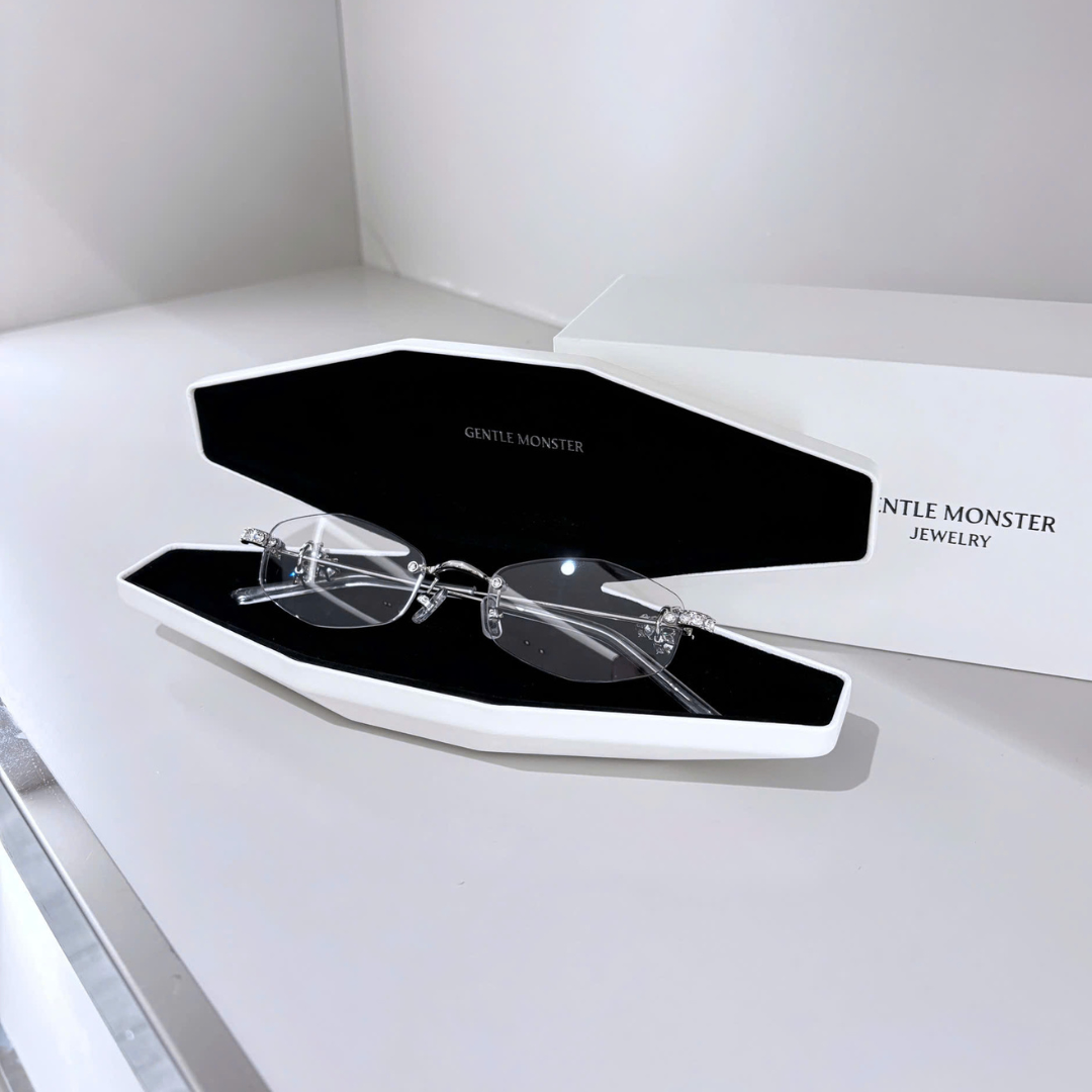 Kính Gentle Monster Silver metal frame - Glitz 02