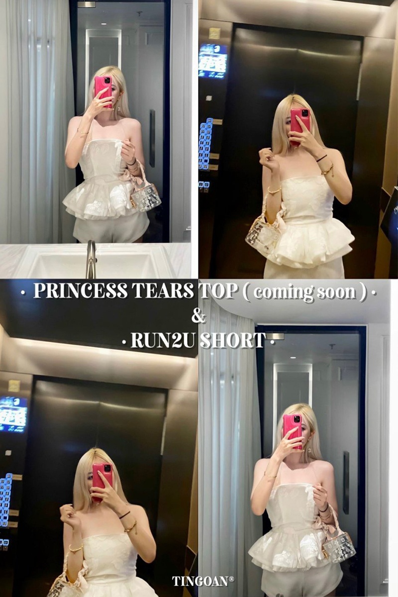 PRINCESS TEARS TOP/WH