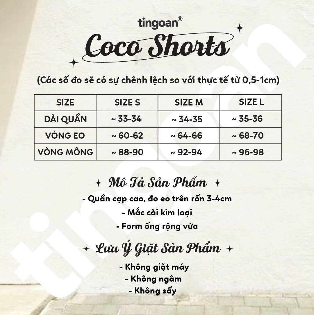 COCO SHORTS/WH