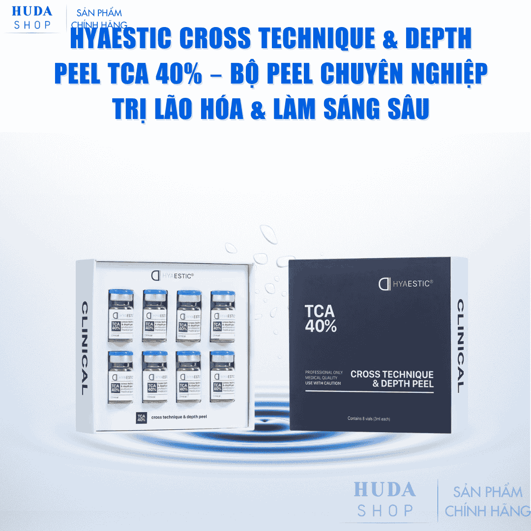 Hyaestic Cross Technique & Depth Peel TCA 40% – Bộ peel chuyên nghiệp ...