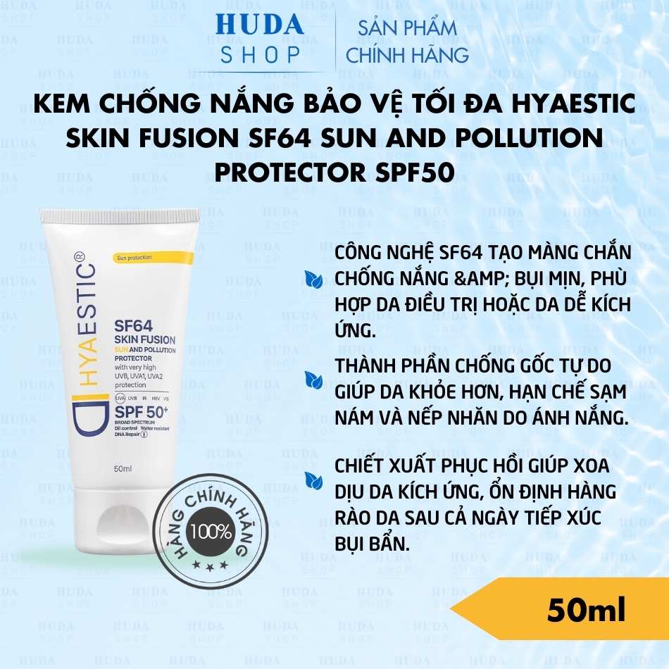 Kem chống nắng bảo vệ tối đa Hyaestic Skin Fusion SF64 Sun And ...