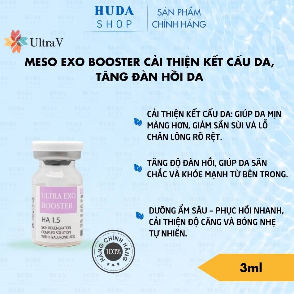 Meso EXO BOOSTER cải thiện kết cấu da, tăng đàn hồi da