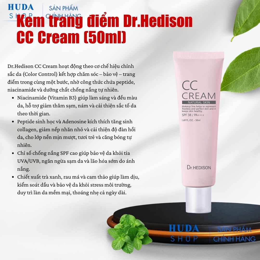 Kem trang điểm Dr.Hedison CC Cream (50ml)