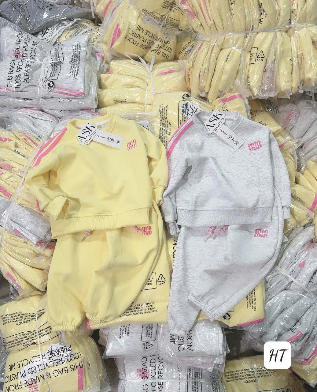 BN91 BỘ NỈ 2 DA MIN MIU CHO BÉ