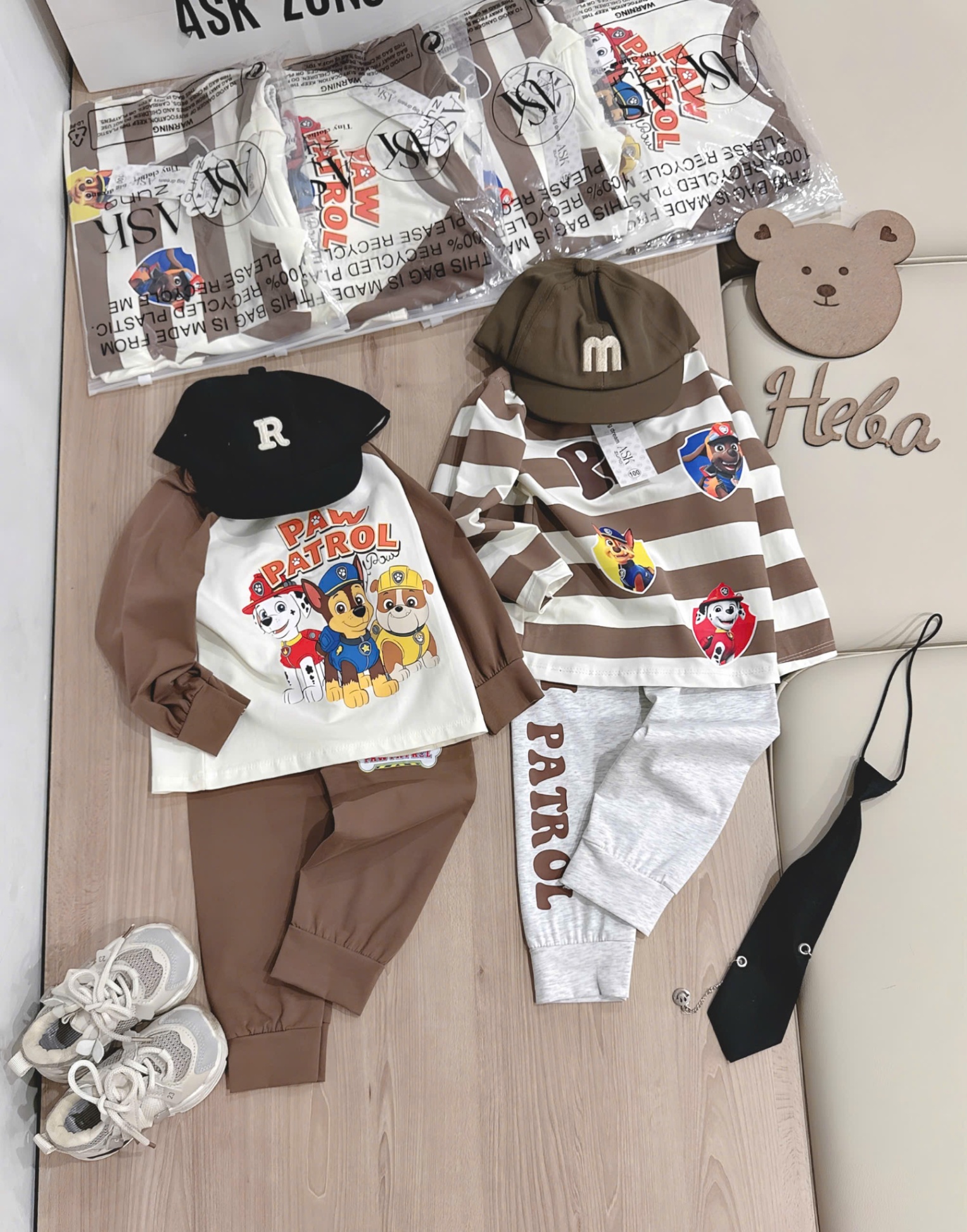 BP01 SET 2 BỘ PAW PATROL CHO BÉ