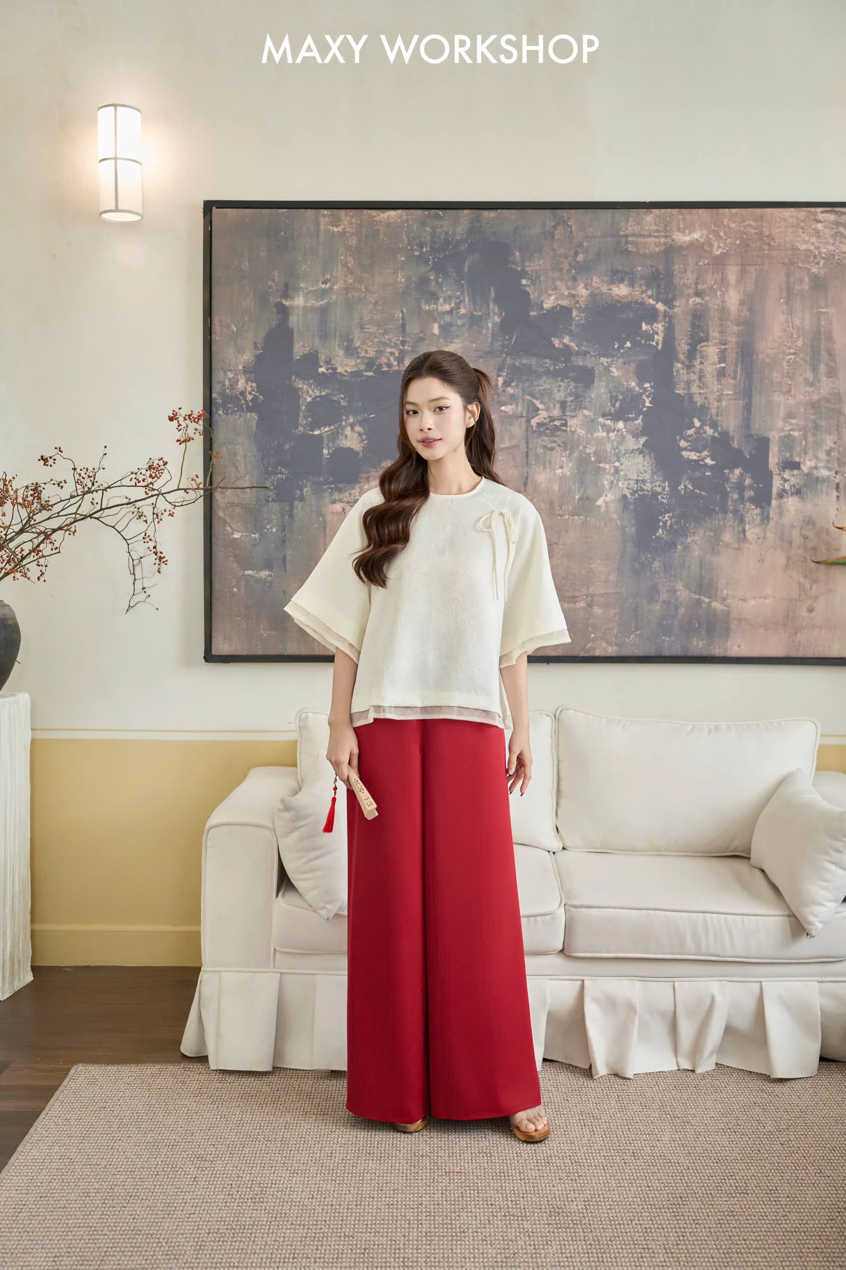 Quần SILK COTTON PANTS Tết 2026