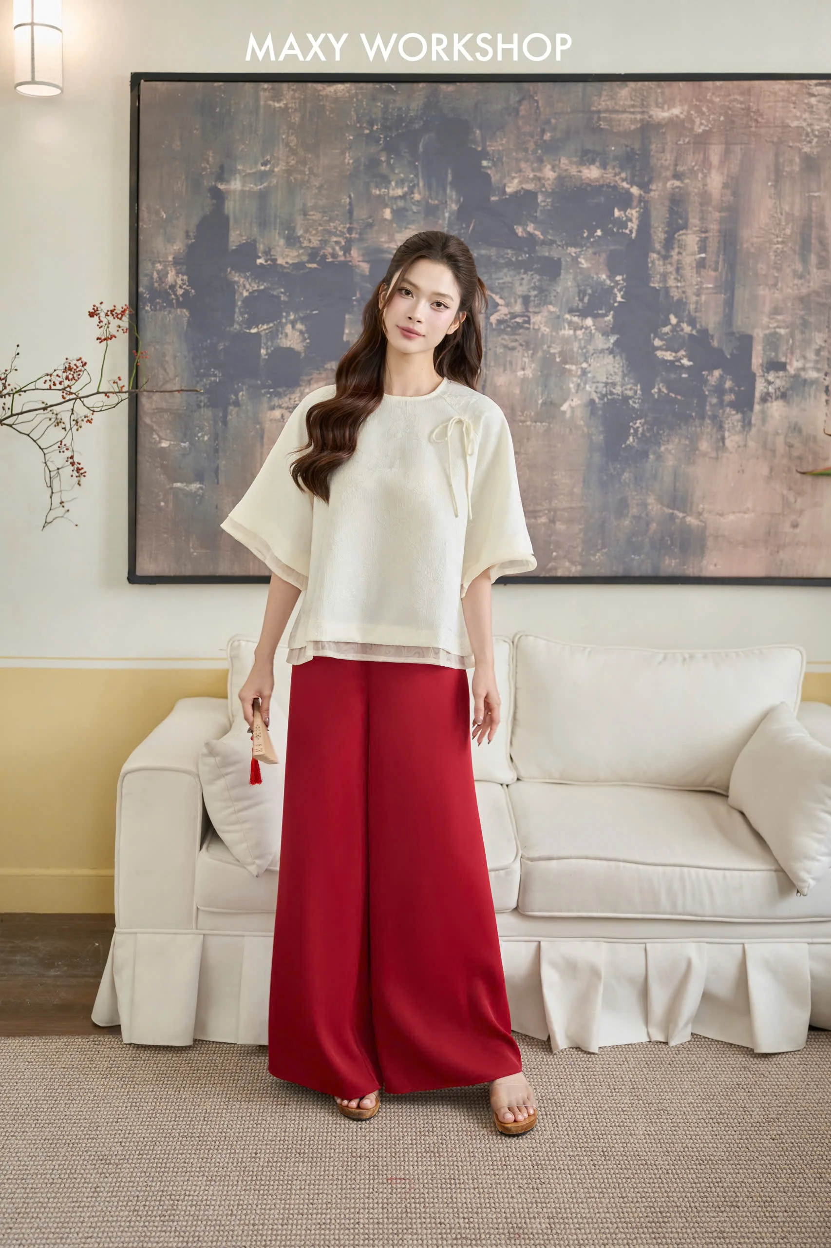 Quần SILK COTTON PANTS Tết 2026