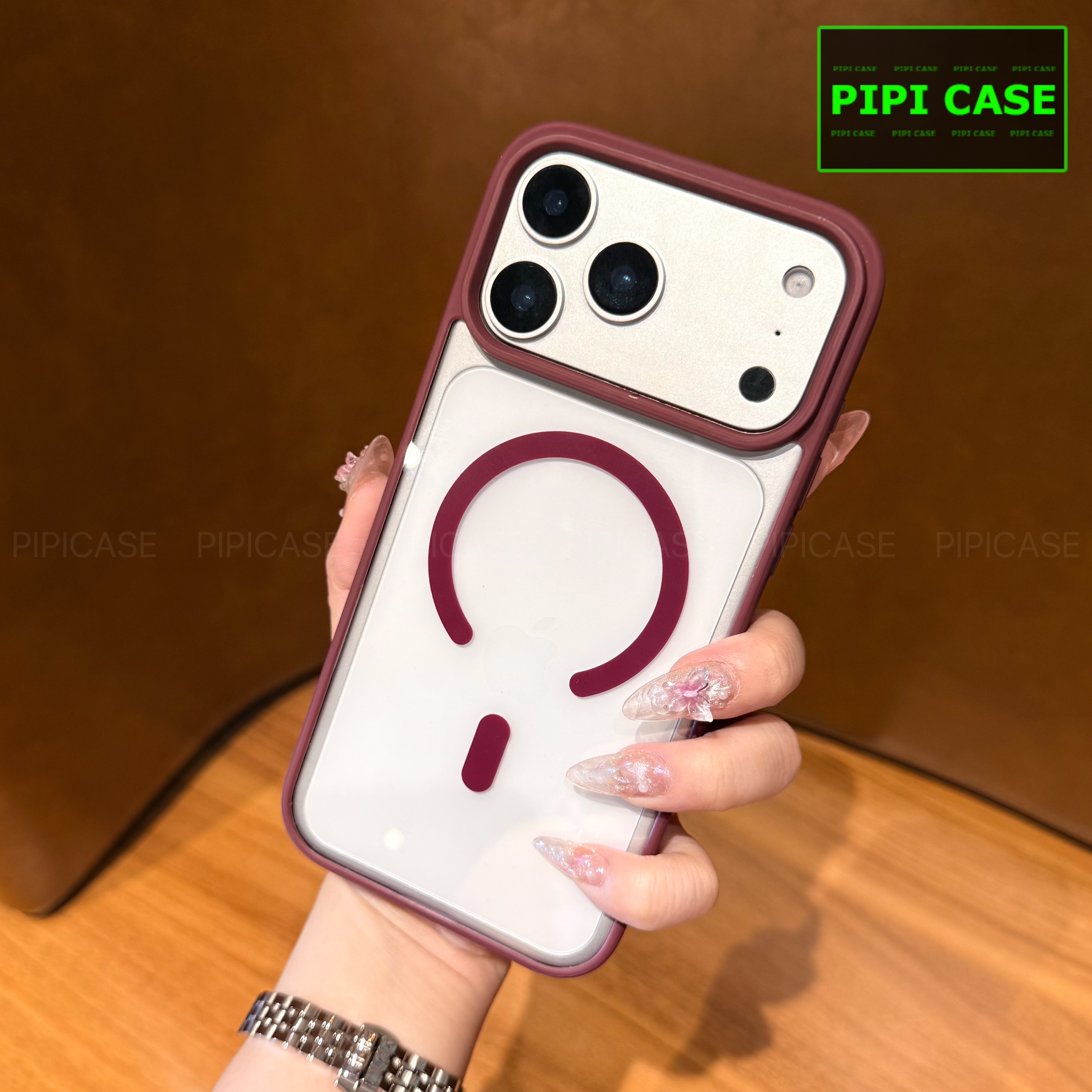 Ốp Lưng iPhone 17 Pro Max - Chic - Đỏ