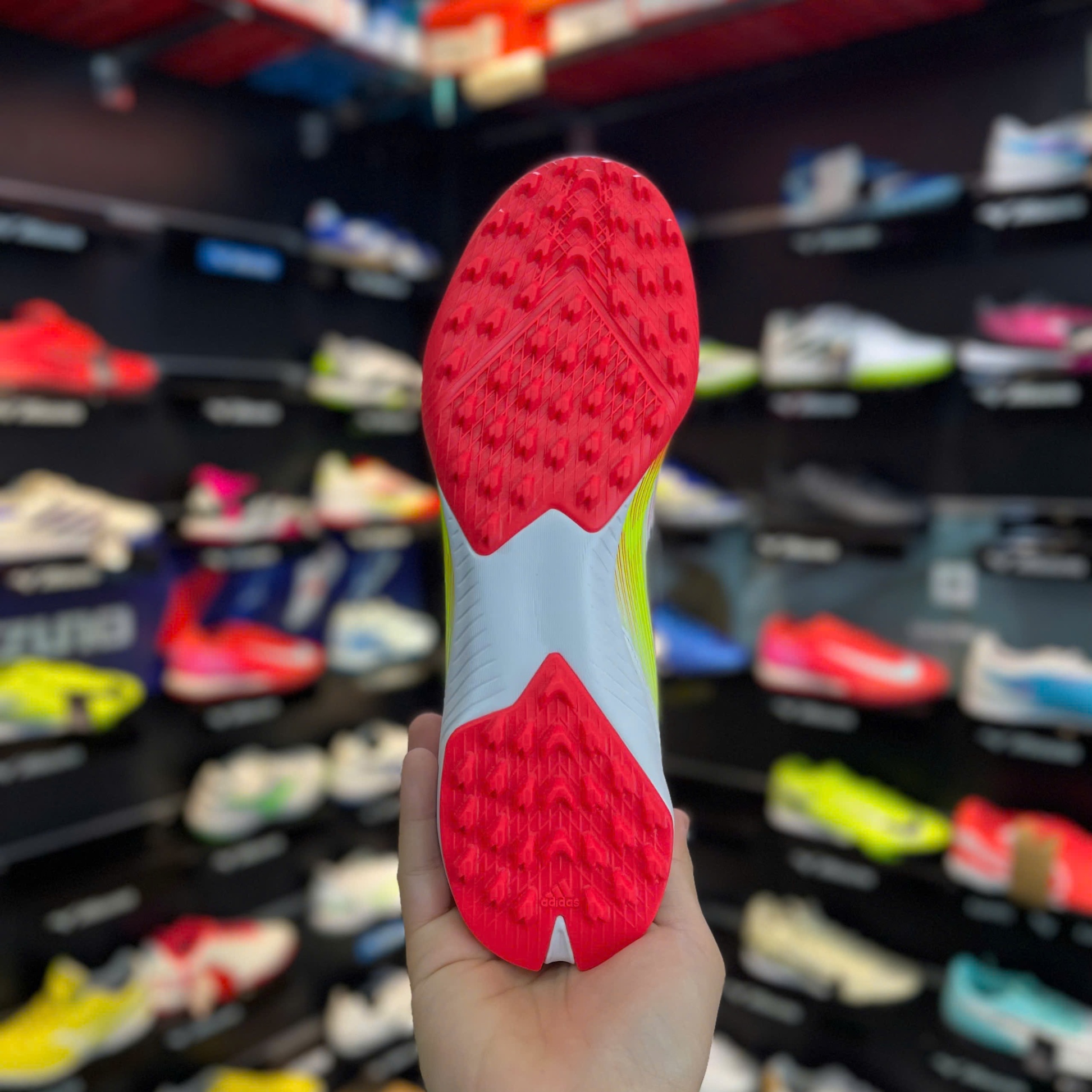 Adidas F50 League Pure Victory TF - Trắng/đỏ - IE1231