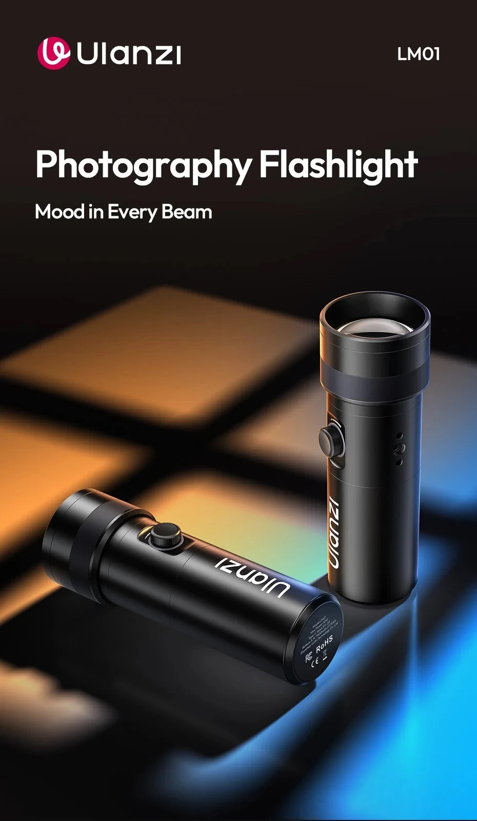 Ulanzi LM01 RGB 10W đèn pin Flash Light Photography chụp ảnh pin ...