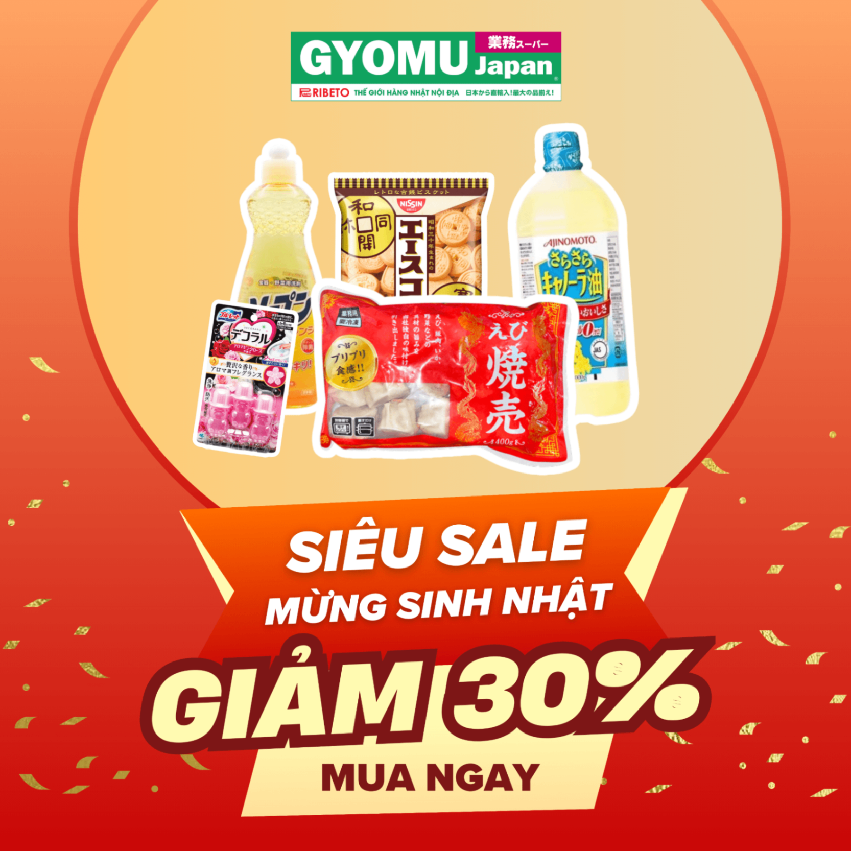 Big Sale Sinh Nhật Gyomu Japan Hồ Chí Minh - Săn Sale Hàng Nhật Chính Hãng