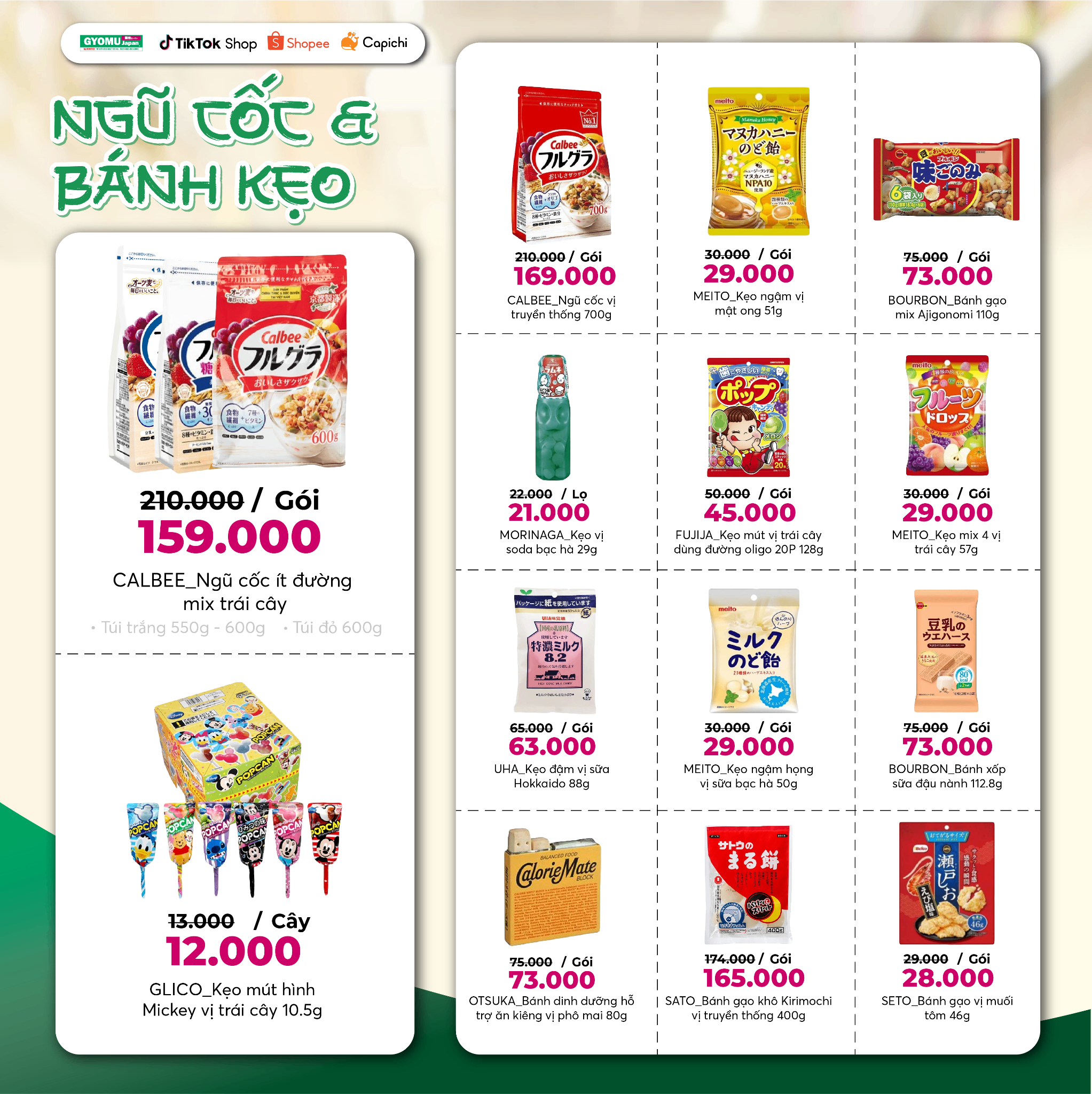 ĐỦ HÀNG - VỮNG GIÁ | GYOMU JAPAN THÔNG BÁO BÌNH ỔN GIÁ TẤT CẢ HÀNG NỘI ...