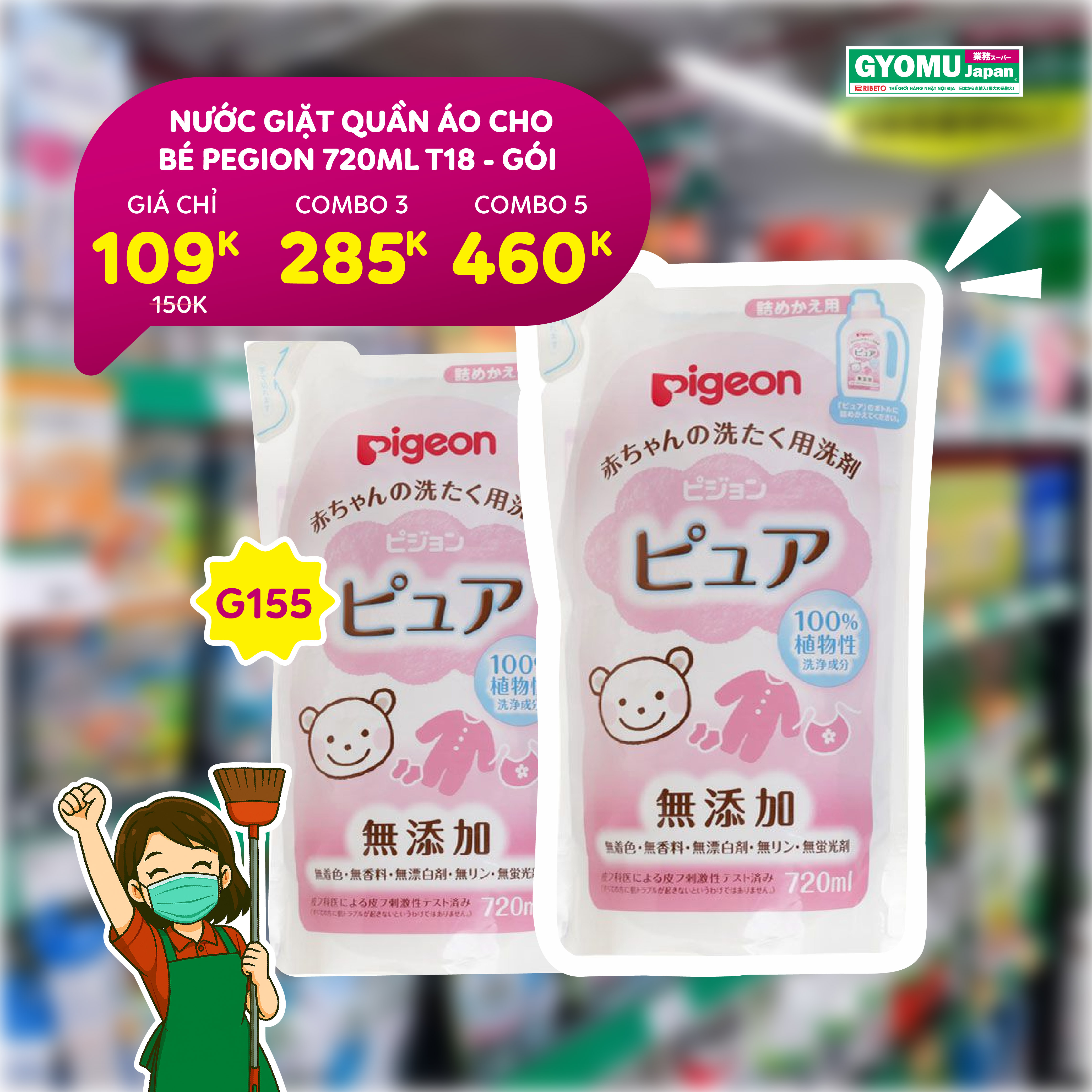 GYOMU JAPAN SALE TO - GIÁ SỐC DÀNH RIÊNG CHO CÁC SẢN PHẨM VỆ SINH