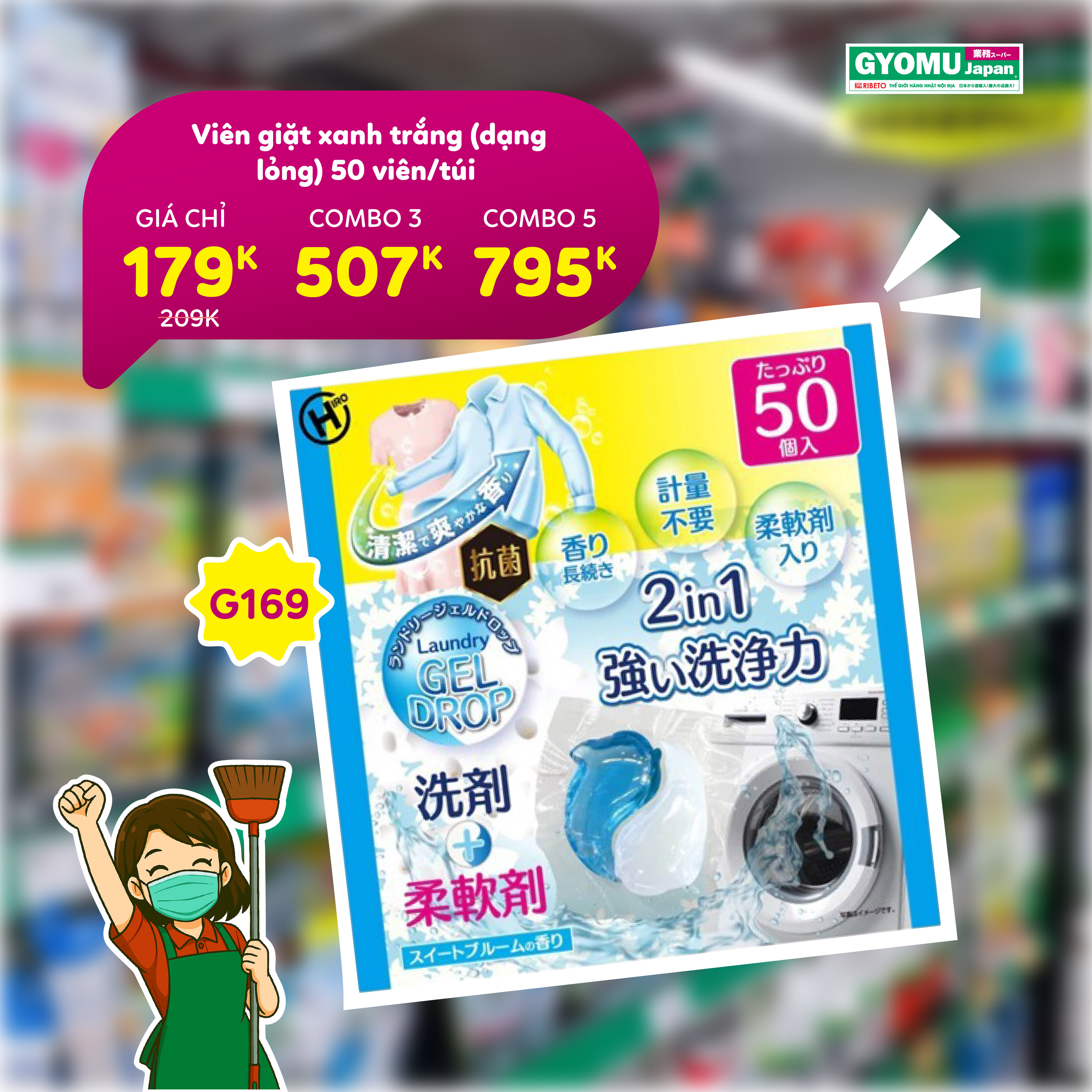 GYOMU JAPAN SALE TO - GIÁ SỐC DÀNH RIÊNG CHO CÁC SẢN PHẨM VỆ SINH