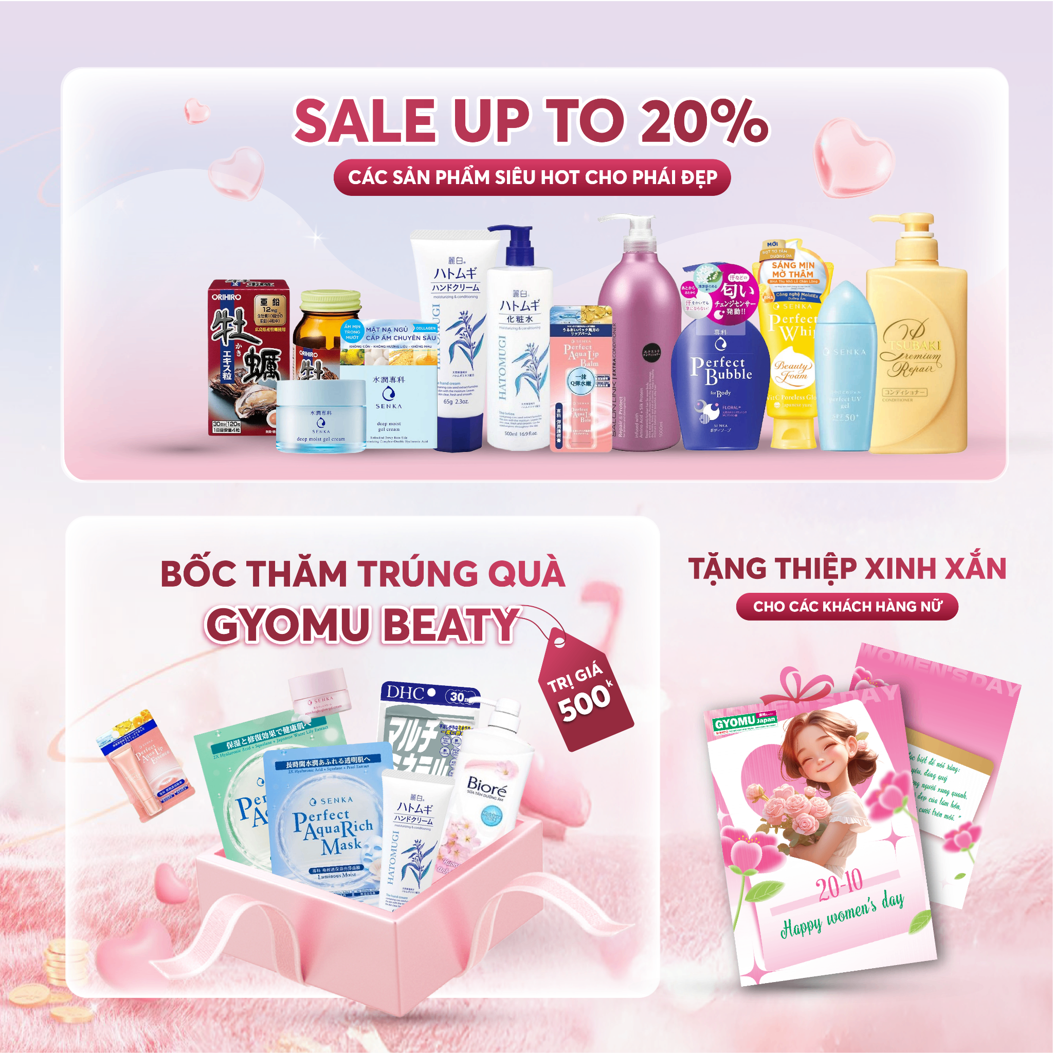 THÁNG CỦA NÀNG - NGÀN DEAL SỐC tại Gyomu Japan