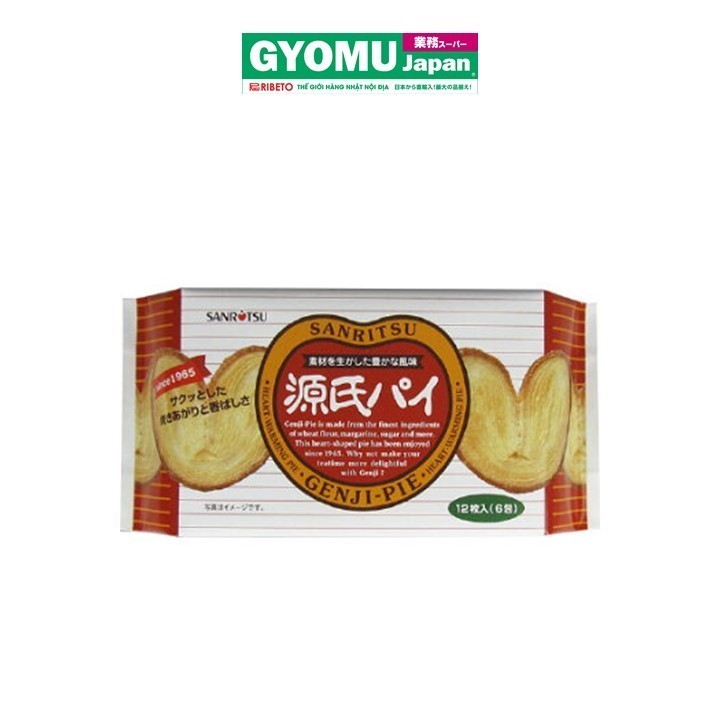 SANRITSU_Bánh quy nướng vị bơ 12P 120g