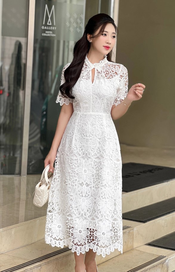 50+ mẫu Đầm ren dự tiệc sang trọng, tôn dáng, phù hợp xu hướng