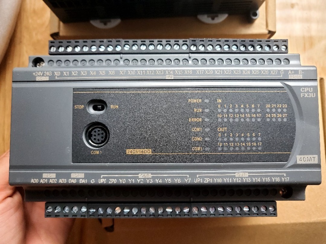 Board mạch PLC ES FX3U 40MT 16 input 14 output transistor - RS232/RS485 ...