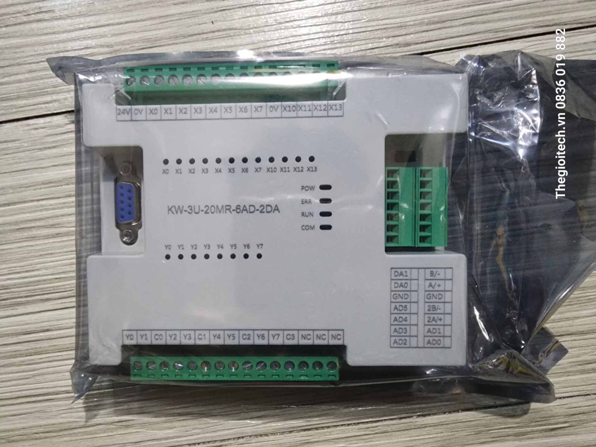Board Mạch Lập Trình PLC KW FX3U 20MT KW3U: 12 Input 8 Output Relay, AD ...