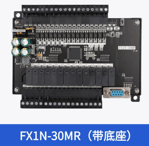 Board Mạch PLC FK FX1N-30MR Có Đế : 16 input 14 output Đầu Ra Rơle, DB9 ...