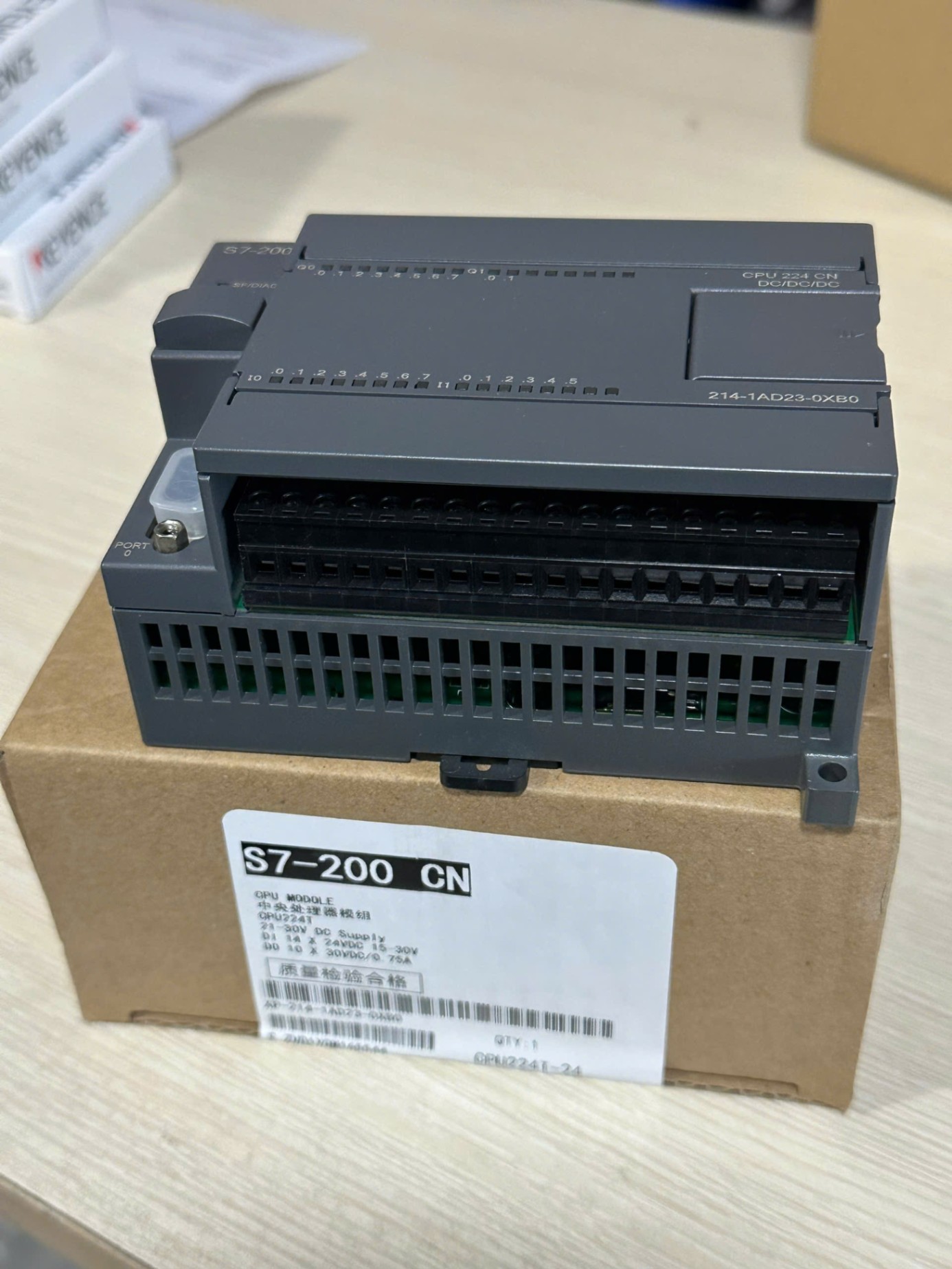 S7-200CN PLC Tương Thích S7-200 224t-214-1ad23-0xb0 24MT 14I 10O ...