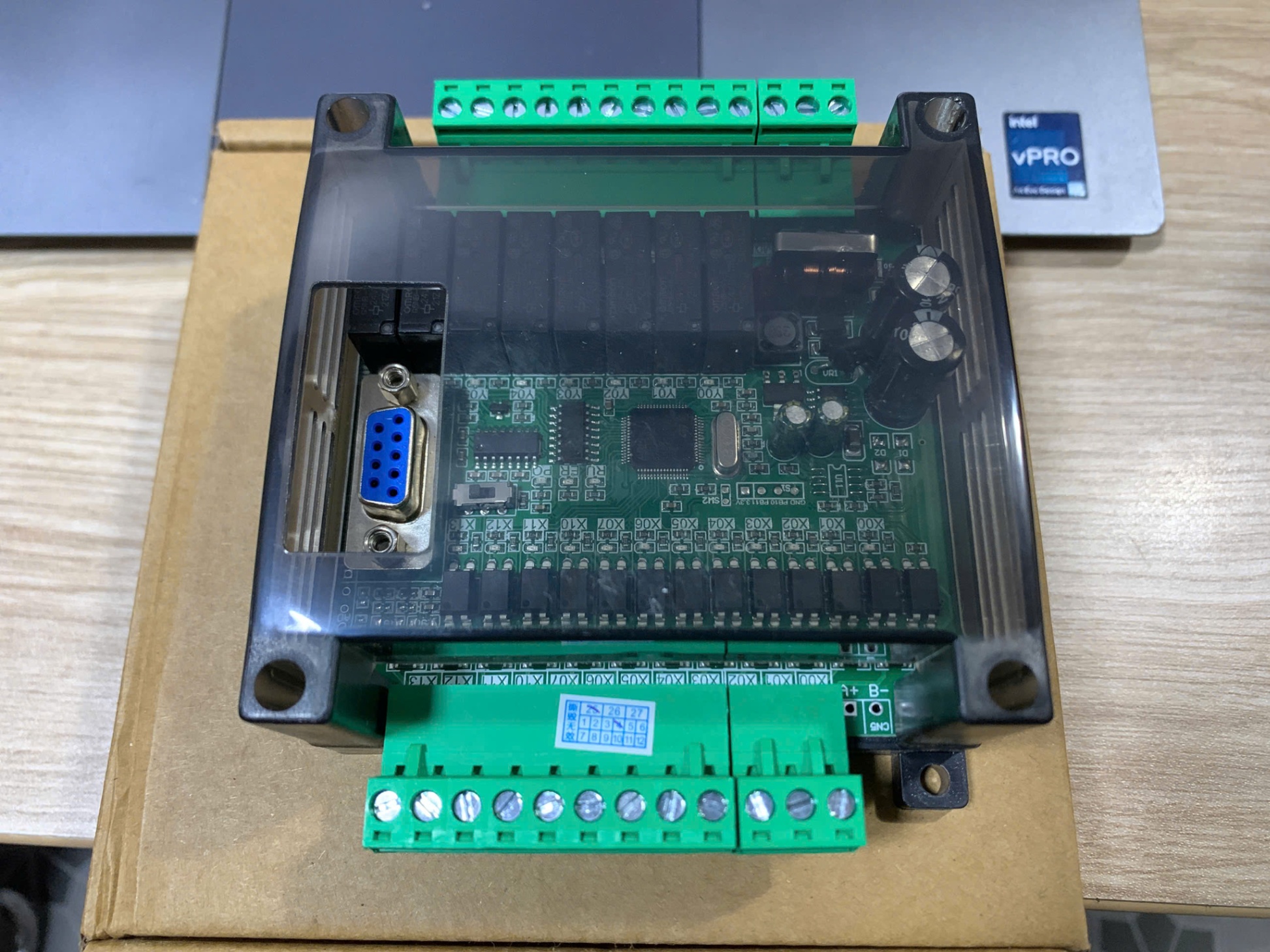Board mạch PLC HK FX1N 20MR CFB- 12 Input/8 Output RELAY RS232/RS485 ...