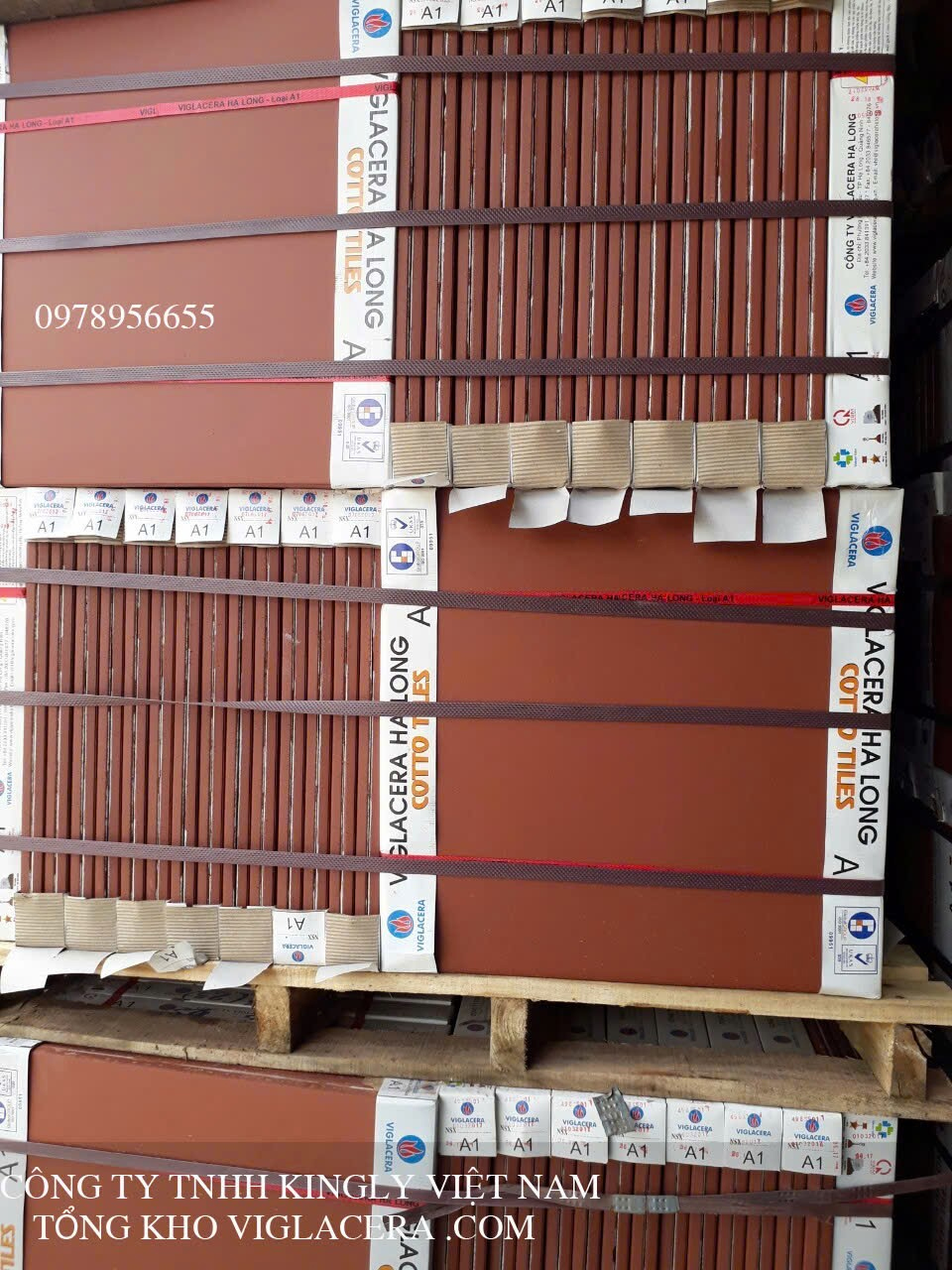 Gạch Giếng đáy 500x500 đỏ Đậm Viglacera Hạ Long Mộc A1 | Gạch đỏ đậm Hạ ...