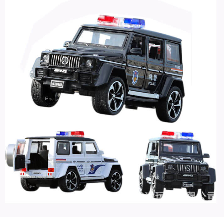Xe Cảnh Sát Mercedes Benz G63 Mô hình 1:32