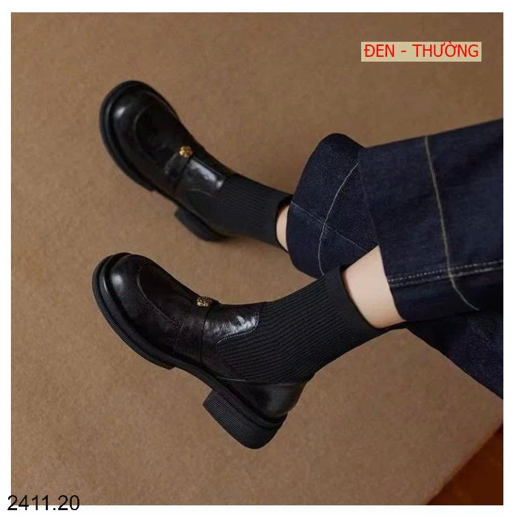 25HA2411.20 - GIÀY BOOT NỮ KIỂU ANH
