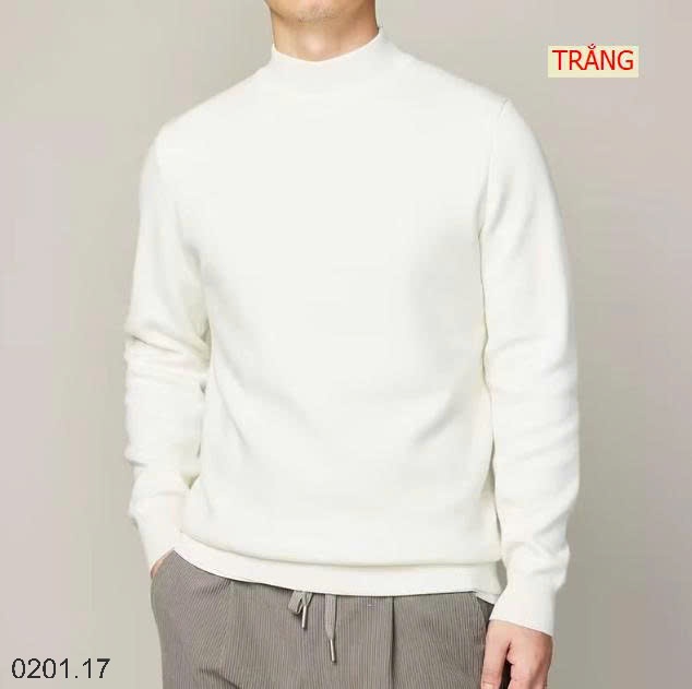 26HA0201.17 - ÁO LEN GIỮ NHIỆT CỔ LỌ NAM