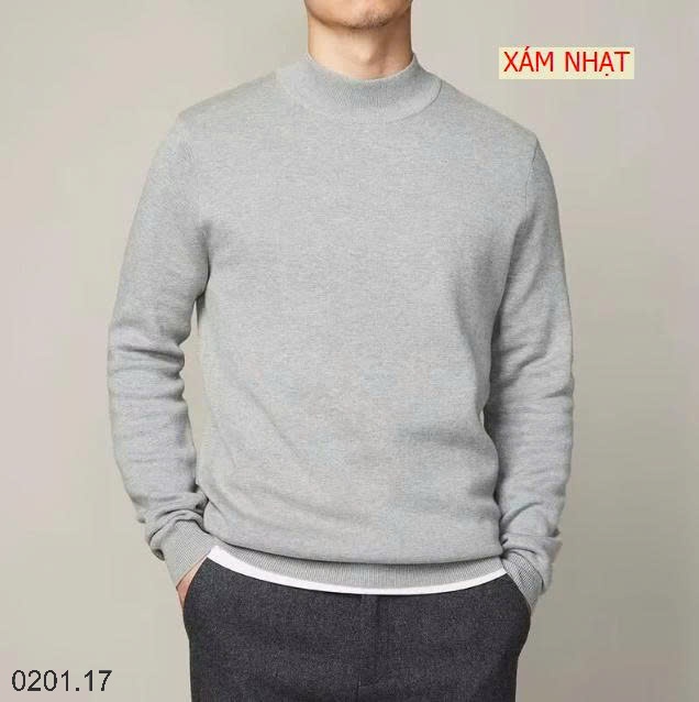 26HA0201.17 - ÁO LEN GIỮ NHIỆT CỔ LỌ NAM