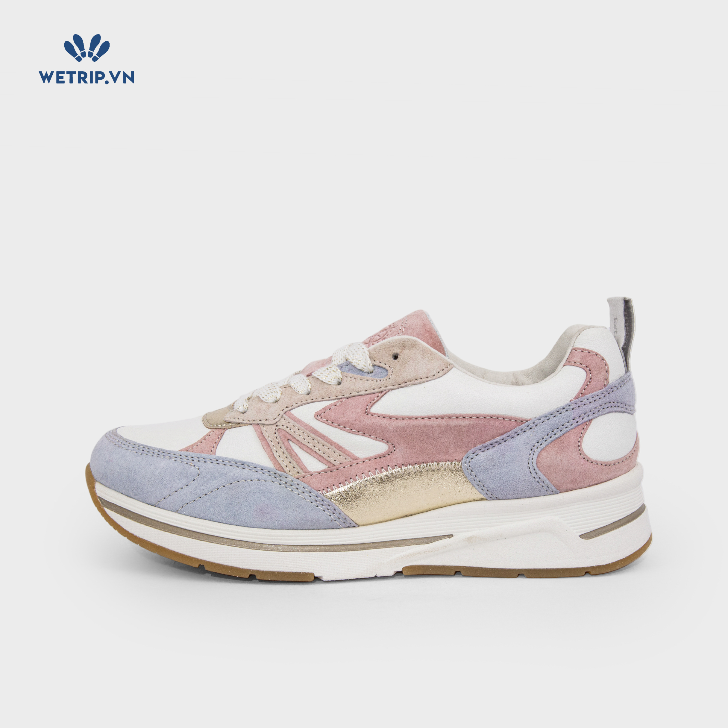 Sneaker Bussola (Xanh biển pha hồng ghi) Mã SN-BSL-123-B