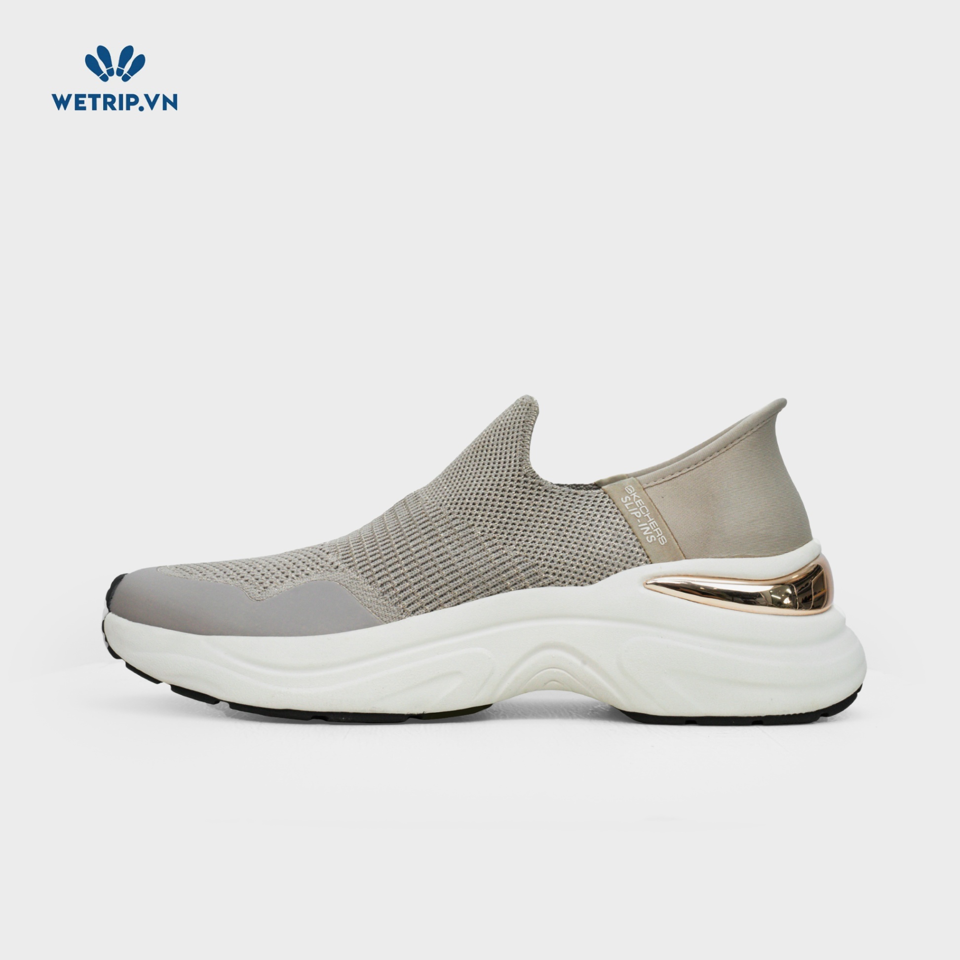 Slipon We_Skechers (Ghi) Mã SLO-SKE-002-D