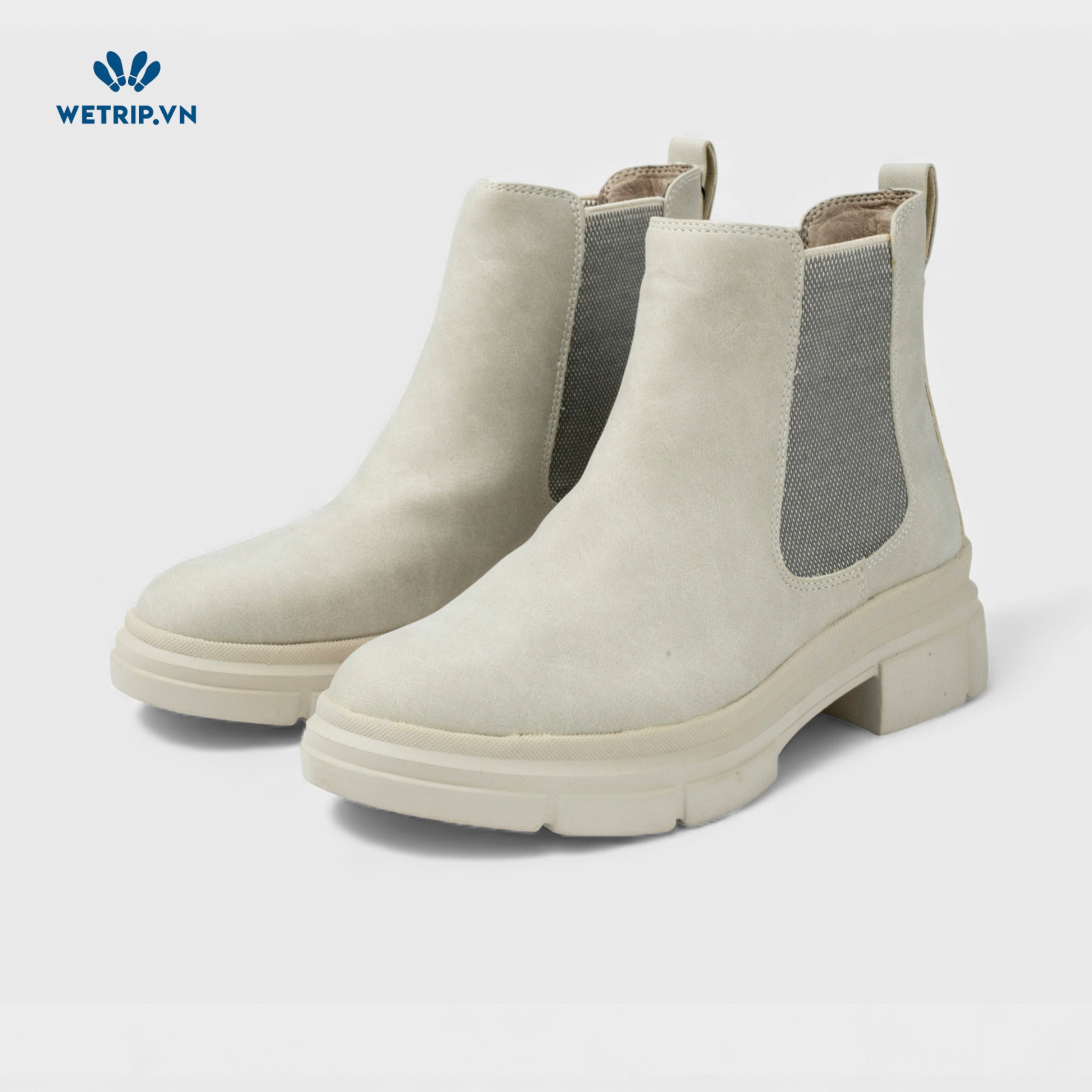 Boots Lửng Đế Bằng Tamaris (ghi nhạt) Mã BL-DB-TMR-016-A