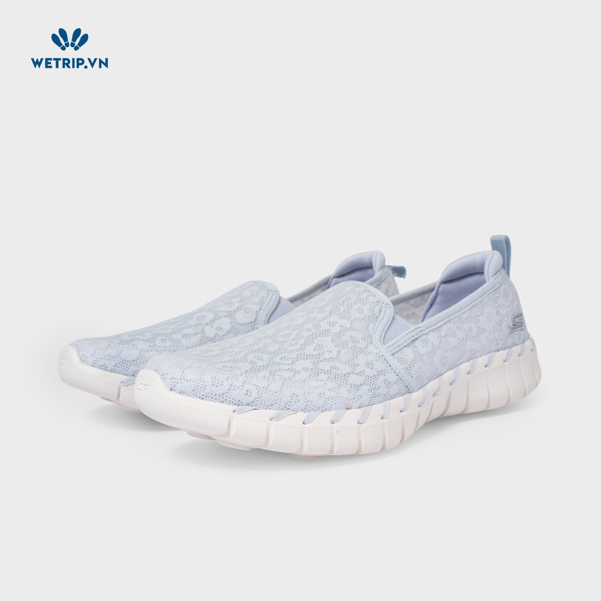 Búp Bê We_Skechers (Vải-Xanh nhạt) Mã BB-SKE-006-A