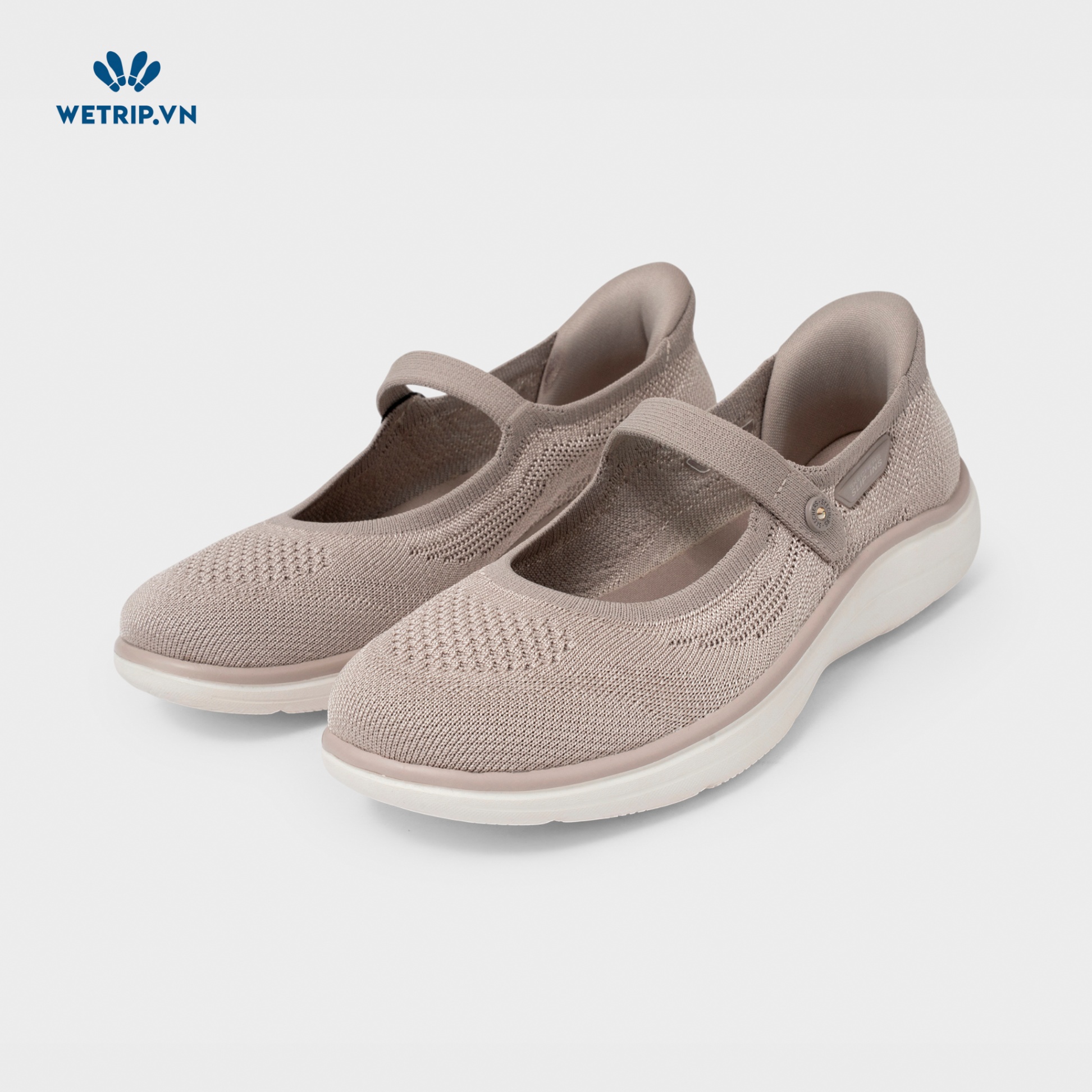 Búp Bê We_Skechers (Vải-Nâu nhạt) Mã BB-SKE-014-B