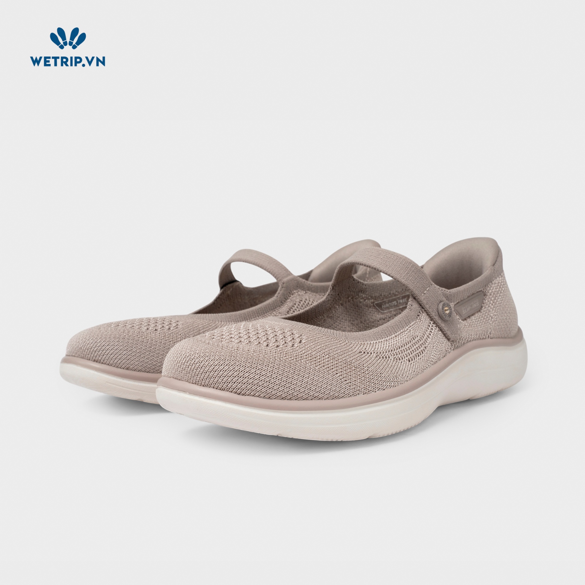 Búp Bê We_Skechers (Vải-Nâu nhạt) Mã BB-SKE-014-B