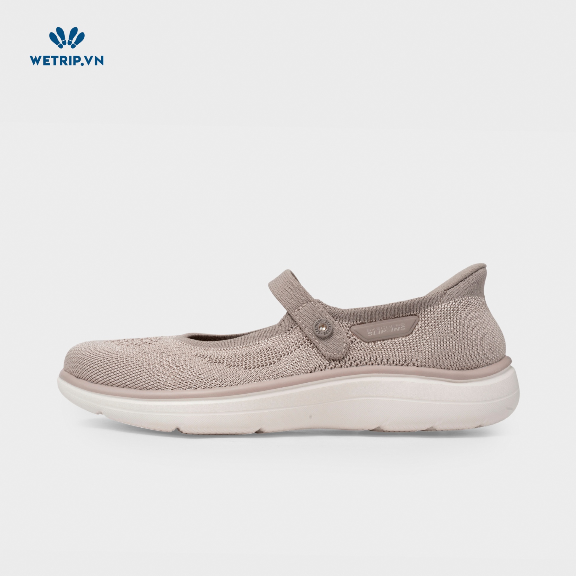 Búp Bê We_Skechers (Vải-Nâu nhạt) Mã BB-SKE-014-B