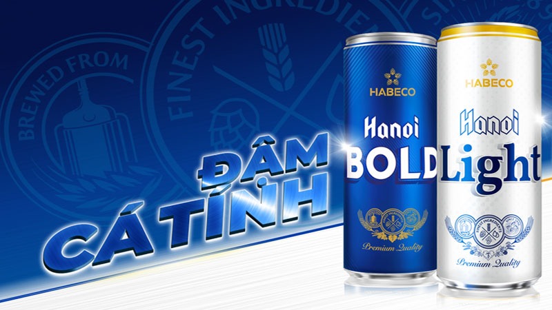 Khám phá bia Hà Nội Bold và Light dành cho giới trẻ