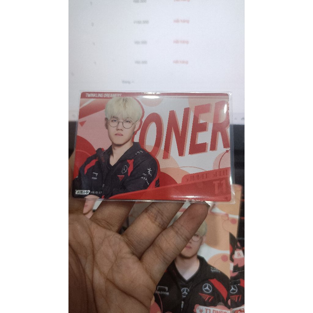 thẻ ảnh photocard buffun lck oner t1 hàng chính hãng NC sr SSR official ...