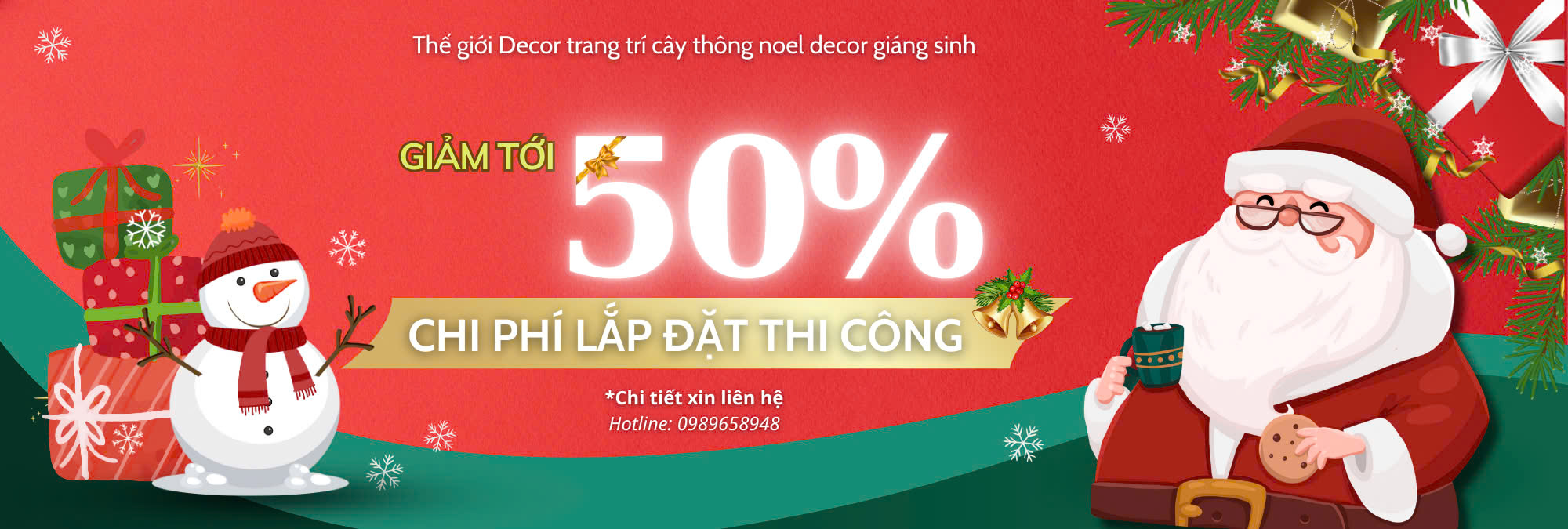 CÂY THÔNG NOEL PE