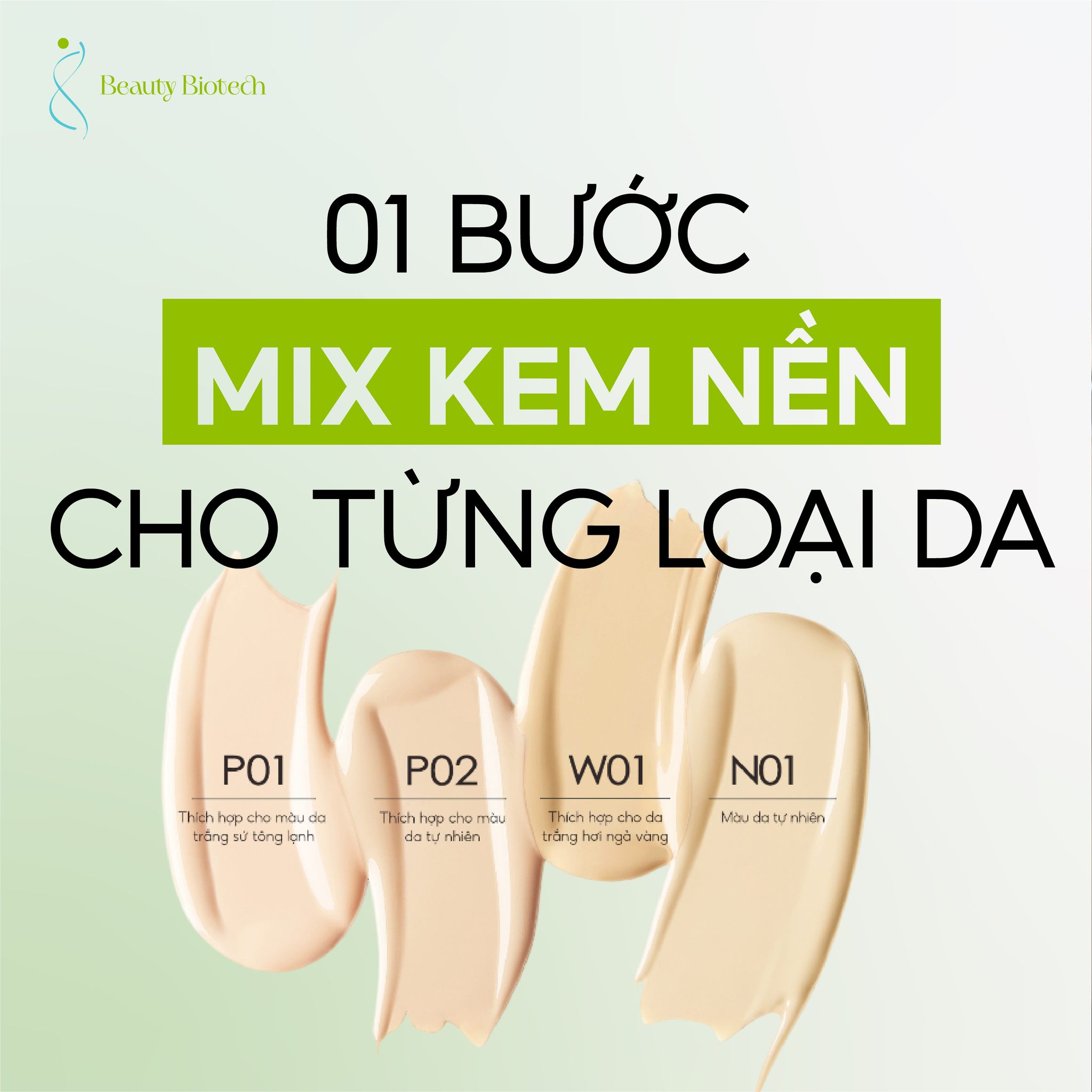 Hướng Dẫn Mix Kem Nền Cho Từng Loại Da
