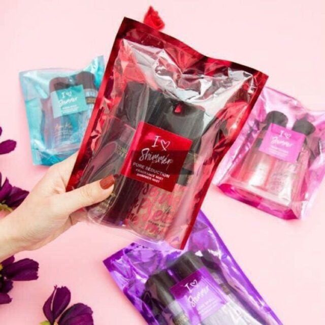 Set 2 Xịt Body Mist Victoria's Secret - Vàng