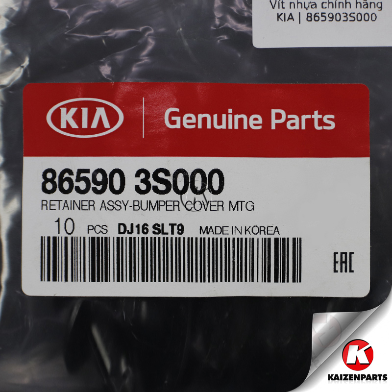 Vít nhựa hiệu HYUNDAI KIA | 865903S000