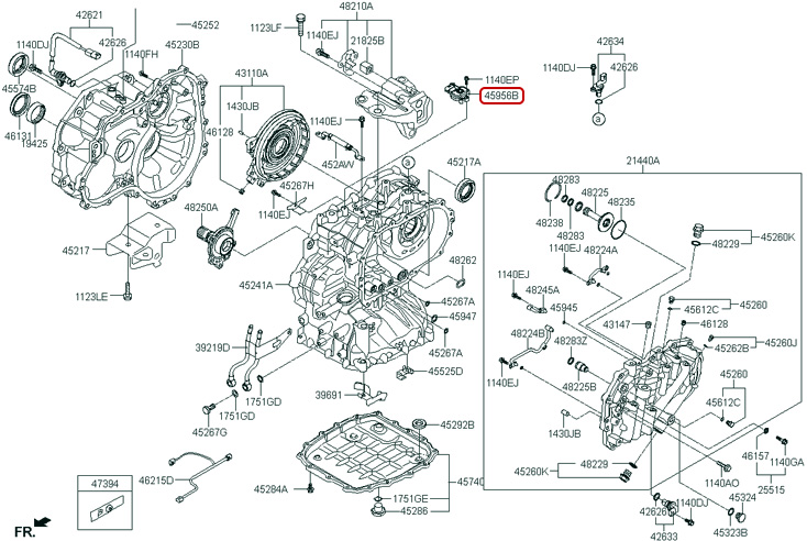 Công tắc báo số chính hãng HYUNDAI | 4270002200